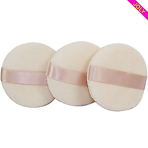 Joly Powder Puff for Makeup Face Powder (3 Pieces)