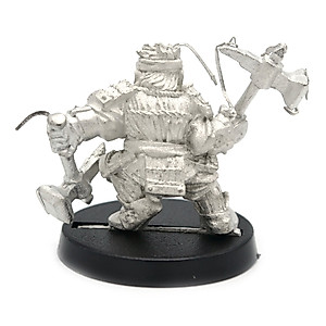 Stonehaven Miniatures Dwarf Ronin Figure (for 28mm Scale Table Top War Games) - Made in US