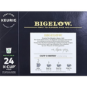 Bigelow Earl Grey Tea, 24-Count K-Cup Portion Pack for Keurig Brewers