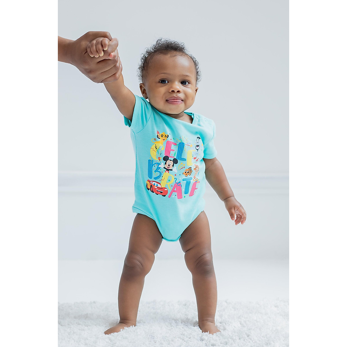 Disney D100 Finding Nemo Genie Simba Infant Baby Boys Bodysuit Blue 18 Months