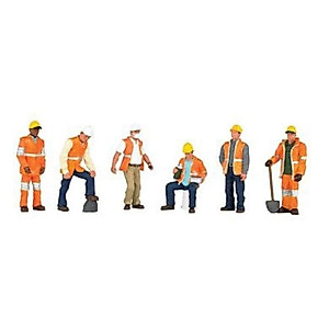 Bachmann Trains - FIGURES - MAINTENANCE WORKERS (6pcs/pk) - O Scale