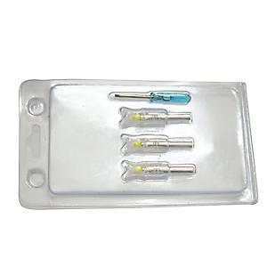 JIEXI HWYP Automatically Bow String Activated Lighted Crossbow Arrow Nocks Pack of 6(Yellow)