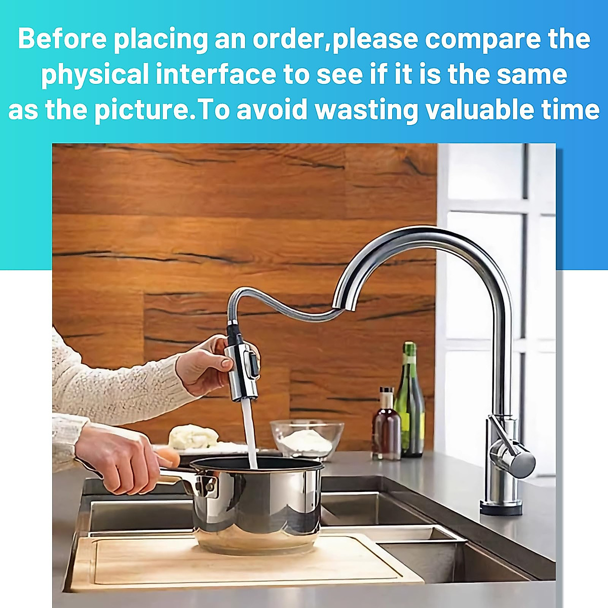 Replacement Spray Hose for Delta RP50390 RP62057 RP74608 Pull Out and Pull Down Kitchen Faucet Hose Replacement Parts