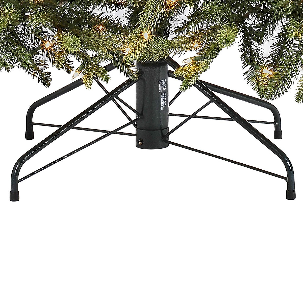 Evergreen Classics 9 ft Pre-Lit Colorado Spruce Artificial Christmas Tree, Warm White LED Lights