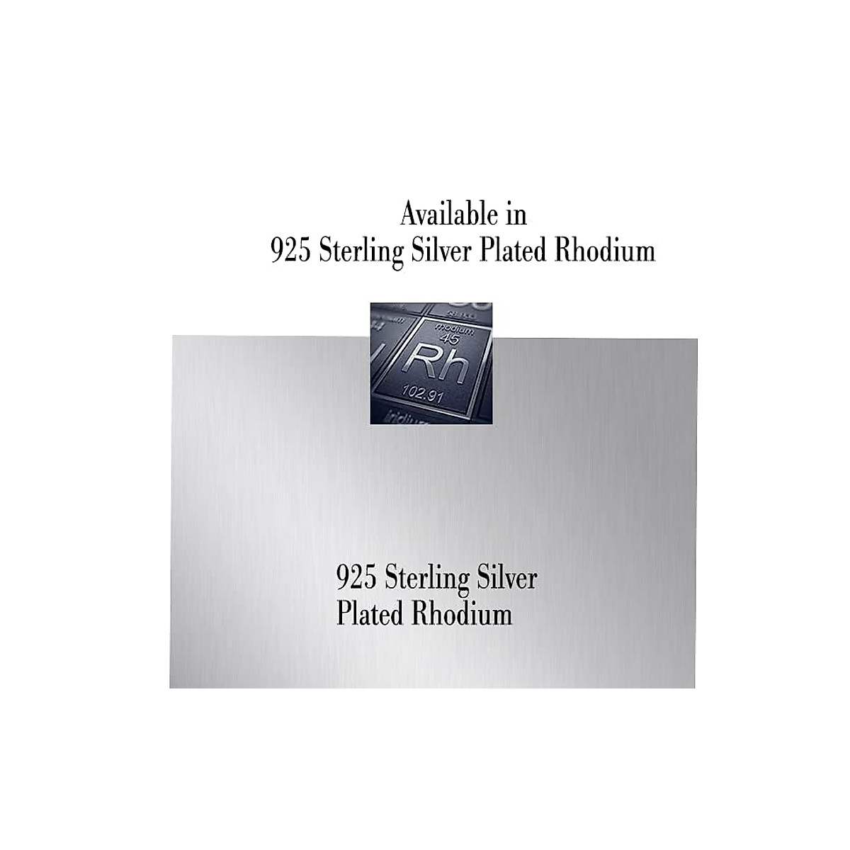 Mystigrey Men and Women Cross Pendant in 18K Gold Plated and in .925 Sterling Silver Plated Rhodium Small .8 inch x .4 inch, Large 1.1 inch x.6 inch, X Large 2 x 1.2 Inch (Silver Large FBA)