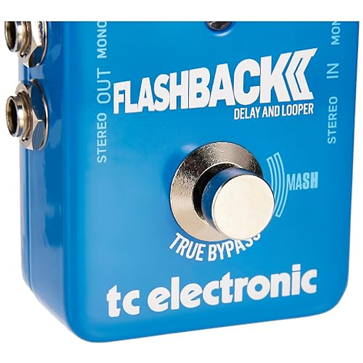 TC Electronic FLASHBACK 2 DELAY Legendary Delay Pedal with Groundbreaking MASH Footswitch, Crystal Delay Effect and Built-In TonePrint Technology, Blue