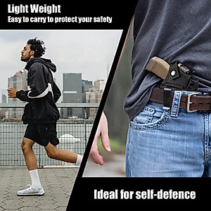 LUCYLANKER Universal Gun Holster,IWB OWB Gun Holster,Tactical Pistol Bags Waistband,The Waistband Pistols Holsters for Right and Left Hand, Draw Holster for Men/Women (with Mag Pouch)