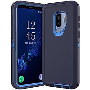 Guirble for Samsung Galaxy S9 Plus Case,Shockproof Dropproof for Samsung S9 Plus Case,Heavy Duty Protective Galaxy S9 Plus Csae,S9 Plus Case 6.2 Inch(Dark Blue)