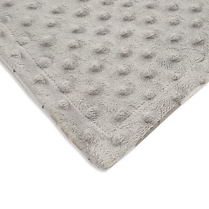 BORITAR Baby Blanket + Elephant Baby Security Blanket with Lovely Animals Printed, Soft Minky with Double Layer Dotted Backing