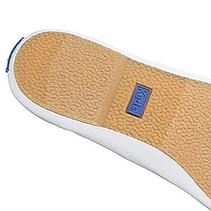 Keds womens Champion Canvas Sneaker, White, 10 Wide US