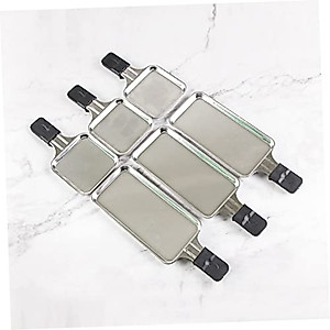 Hemoton 12 Pcs Round Serving Tray Food Trays Round Baking Pan 9x9 Baking Pan Kitchen Baking Pan Baking Steel Stainless Steel Stainless Steel Bread Pan Metal Pan Rectangle Bakeware Oven