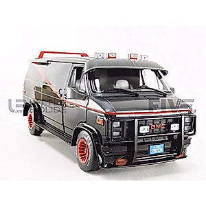 Greenlight 1/18 Hollywood The A-Team 1983-87 TV Series 1983 GMC Vandura Diecast Model Car #13521, Multi