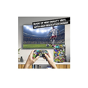 PS5 Console and PS5 Controller Skins Vinyl Decal Cover for Playstaion 5 Disk Edition Two Controllers By BrosGaming