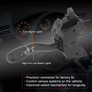 X AUTOHAUX Turn Signal Switch Multifunction Combination Switch YC2Z13K359BA for Ford E-150 2003-2004