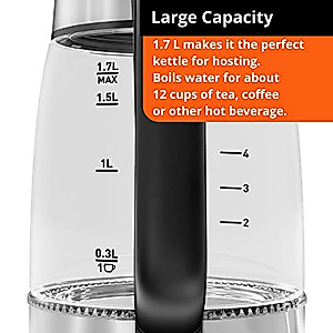 Krups Glass Kettle 1.7 Liters