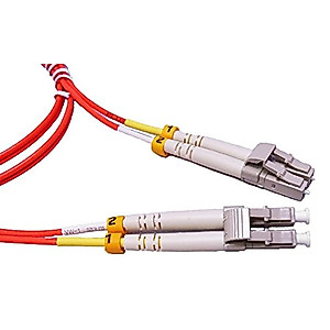 1 Meter Multimode Duplex Fiber Optic Cable (62.5/125) - LC to LC - Orange