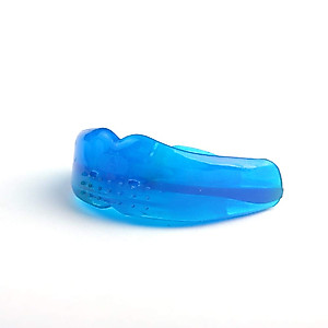 Professional Kids Dental Guard Braces Mouthguard Night Mouth Guard Case Children Anti Grinding, Relief Bruxism, Whitening Tray for Upper and Lower Teeth Protection (Blue soft stage1)