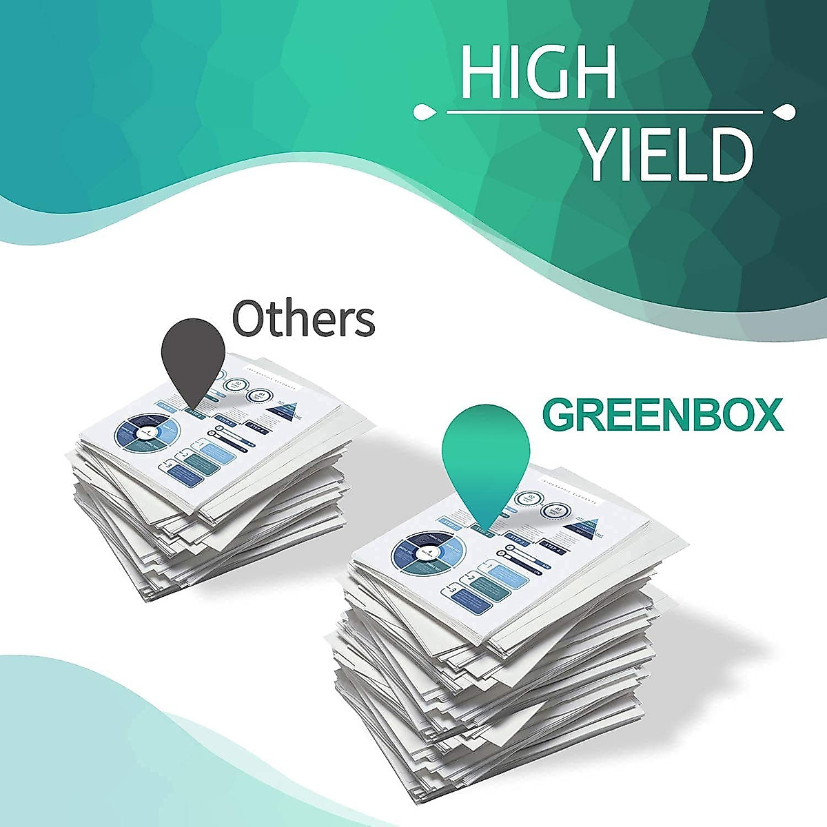 GREENBOX Compatible TN711 Black Toner Replacement for Konica Minolta TN711 A3VU130 Toner for Minolta Bizhub C654 C654e C754 C754e (2 Black, High Yeild)