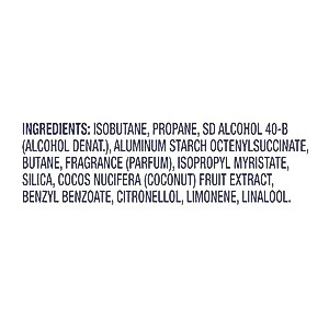 Dove Advanced Dry Shampoo Fresh Coconut Refresh Without Water Dry Shampoo Spray Absorbs Excess Oil Without Visible Residue 5 oz