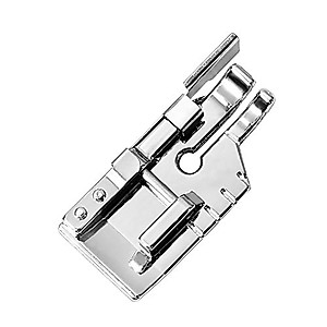 1/4'' (Quarter Inch) Quilting Patchwork Sewing Machine Presser Foot with Edge Guide for All Low Shank Snap-On Singer, Brother, Babylock, Euro-Pro, Janome, Juki,Kenmore, New Home, White, Simplicity