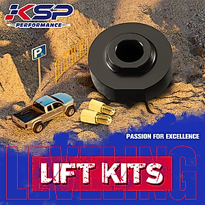 KSP 2" Lift kits for F250 F350 1999-2024, 2inch Front Lift Spacer with 3/4”Stud Extenders Compatible with F-250 F-350 Super Duty/2000-2005 Excursion, Front Leveling Kits Only Work on 2wd Truck