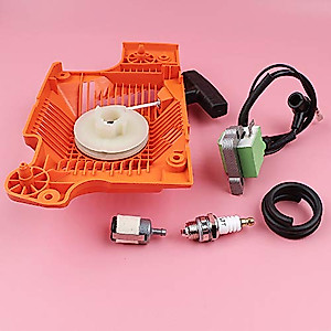 Laliva tools - Recoil Pull Starter Ignition Coil For Husqvarna 55 51 Fuel Filter Line Hose Spark Plug Chainsaw Spare Part