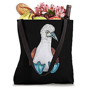 Blue Bobby Cute Bird Sea Bird Footed Booby Tote Bag