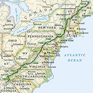 Appalachian Trail (National Geographic Trails Illustrated Map) - 13 Map Bundle