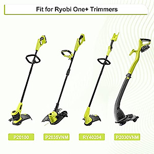 GreatBuddy 3-Pack Weed Wacker String Replacement Compatible with Ryobi 18v, 24v, and 40v Cordless Trimmers Refill，Parts#AC80RL3
