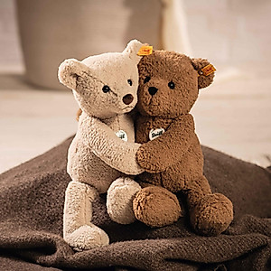 Steiff Teddy Bear Papa, Brown, Premium Stuffed Animal Plush, Medium