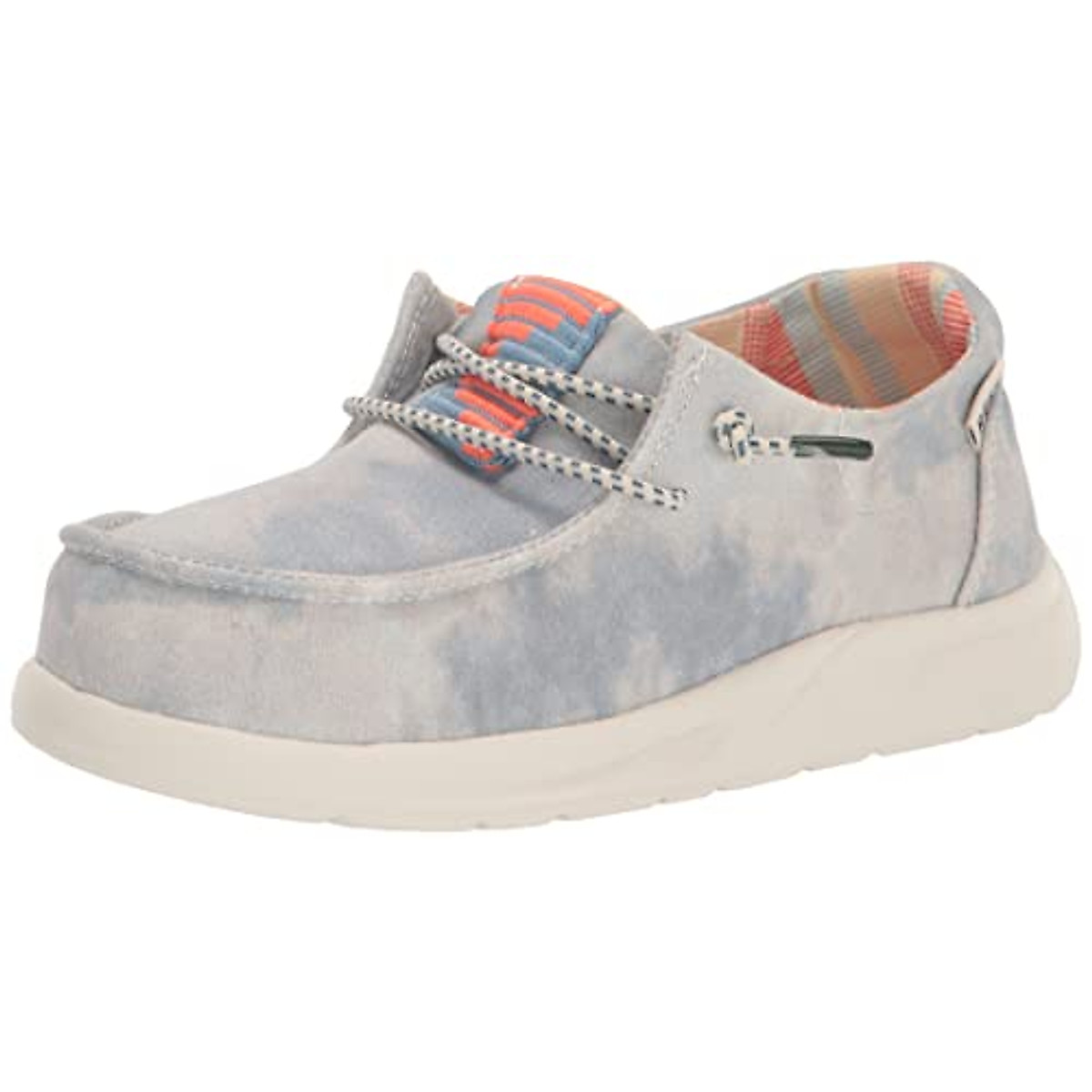 Reef Girls Kids Cushion Coast Sneaker, Washed Ocean, 2 Big