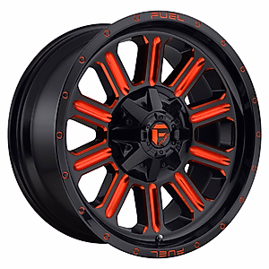FUEL Hardline NLQ-Gloss MIL RED Wheel with Painted (20 x 7. inches /6 x 120 mm, 19 mm Offset)