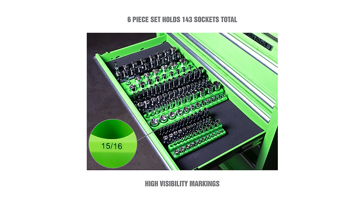 Organize Your Tools with OEMTOOLS Magnetic Socket Tray Set