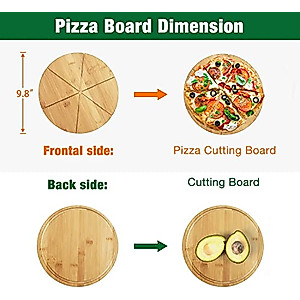 Smatto Cheese Board and Knife Set, Bamboo Charcuterie Board Set, 13’’x13’’ Cheese Serving Tray with 4 Knives, Drawer and Wine Opener for Housewarming Wedding Birthday Valentine's Day Gift