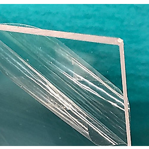 CLEAR EXTRUDED ACRYLIC PLEXIGLAS SHEET 12"X12" 3/16"