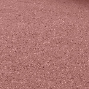 Modern Threads - Comforter Set - Down Alternative Brushed Microfiber - Elegant All Season Bedspread Set - Includes Comforter, Shams, & Decorative Pillow - Luxurious Bedding - Dark Rose