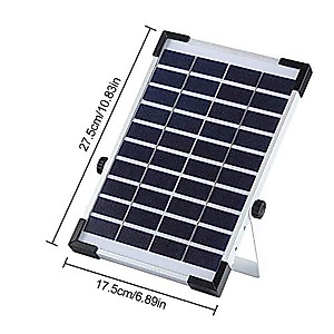 n/a Solar Fountain Pump, Bird Bath Fountain 380L/H, 10V 5W Solar Fountain Outdoor Fountain for Small Pond, Swimming Pool, Terrace Garden