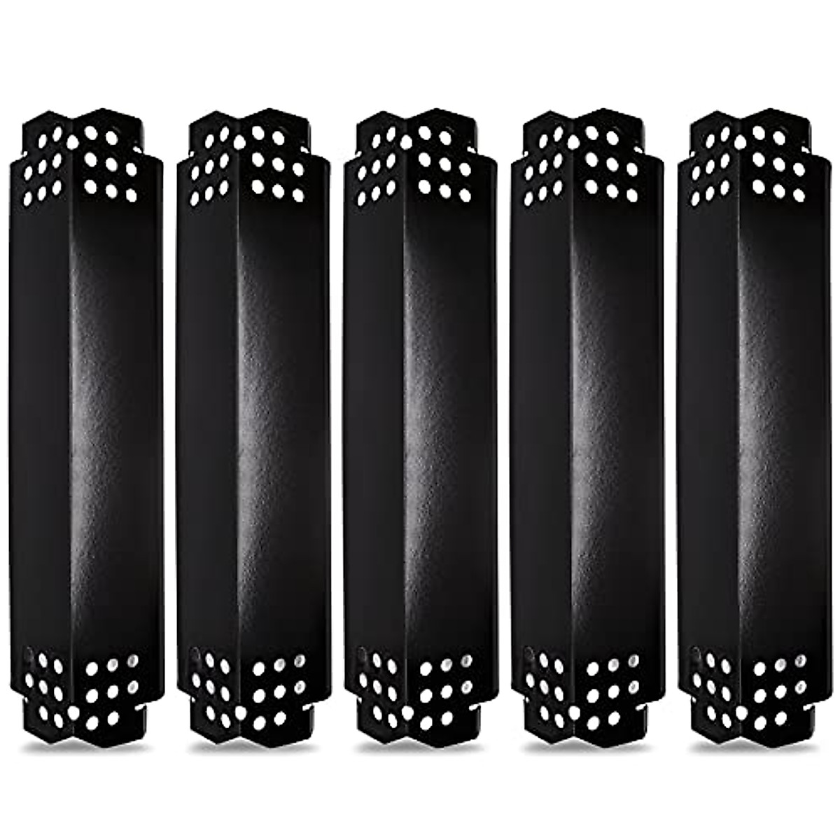 Criditpid Replacement Parts for Nexgrill 5 Burner 720-0888, 720-0888N, 720-0830H, Members Mark 720-0882D Grill, 5-Pack Heat Plates Flame Tamers Parts for Nexgrill Replacement Parts 720-0888n