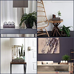 BARNWOODUSA Small Rustic Wooden Box | Best for Wood Flower Planter, Toilet Top Storage Boxes, and Table Decor Centerpieces