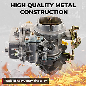 ALAVENTE Carburetor For Ford 1957 1960 1962 144 170 200 223 6-Cyl 4-Cyl 1 Barrel Replace 1904 holley Manual Choke…