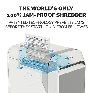 Fellowes Powershred LX220 Micro-Cut Shredder, 20 Manual Sheet Capacity, White