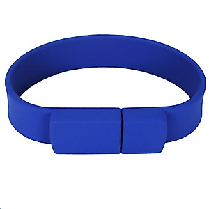 128GB USB 2.0 Flash Drive Novelty Wristband Shape Pen Drive Cute Thumb Drive Fashionable Bracelet Pendrive Memory Stick Black Jump Drive Zip Drive Gift