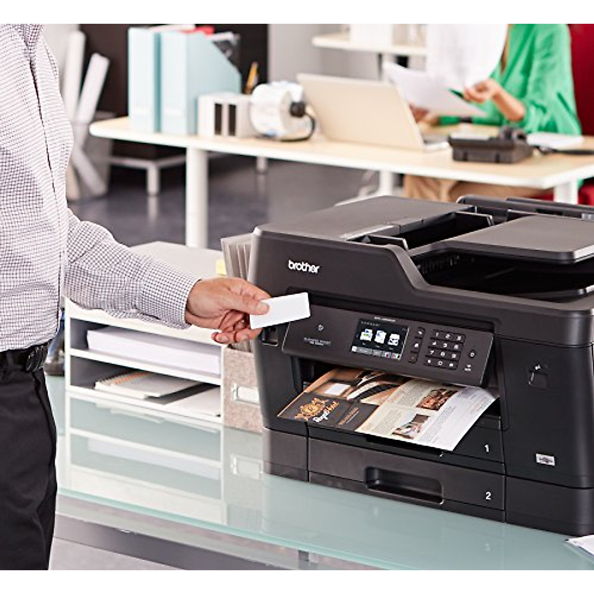 Brother MFC-J6930DW All-in-One Color Inkjet Printer, Wireless Connectivity, Duplex Printing, Amazon Dash Replenishment Ready