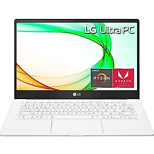 LG Ultra 13.3" FHD (1920x1080) IPS Laptop | AMD Ryzen 5 4500U 6-Core | AMD Radeon Graphics | Backlit Keyboard | Wi-Fi 6 | Bluetooth 5.1 | USB-C | 8GB DDR4 512GB SSD | Win11 Home | White