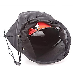 UOBEKETO Welding Helmet Mask Hood Storage Carrying Bag with Drawstring Locking for Welding Motorcycle Bicycle Ski Equestrian Helmet