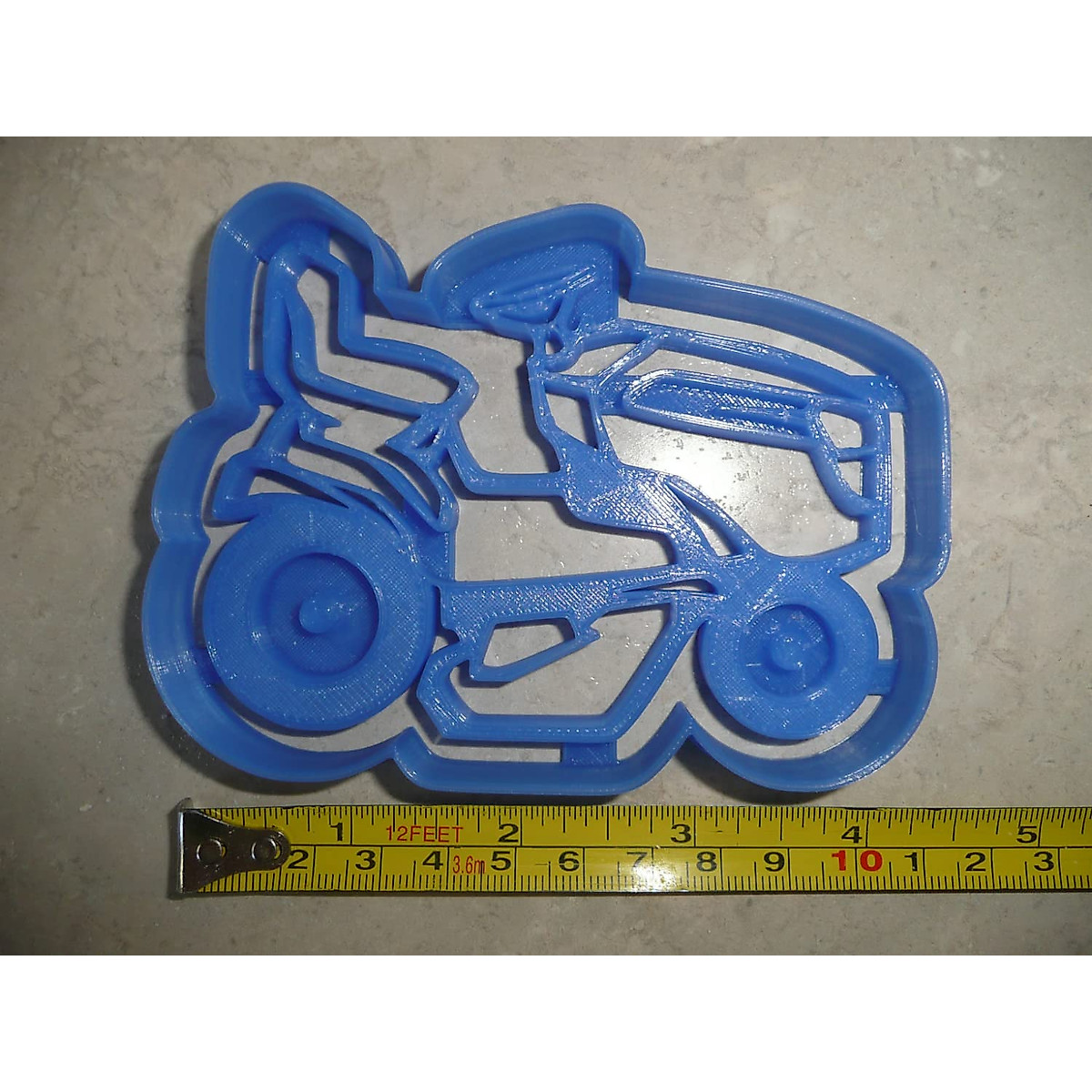 YNGLLC RIDER RIDING MOWER LAWN CARE YARD LANDSCAPING EQUIPMENT COOKIE CUTTER MADE IN USA PR4672, Blue