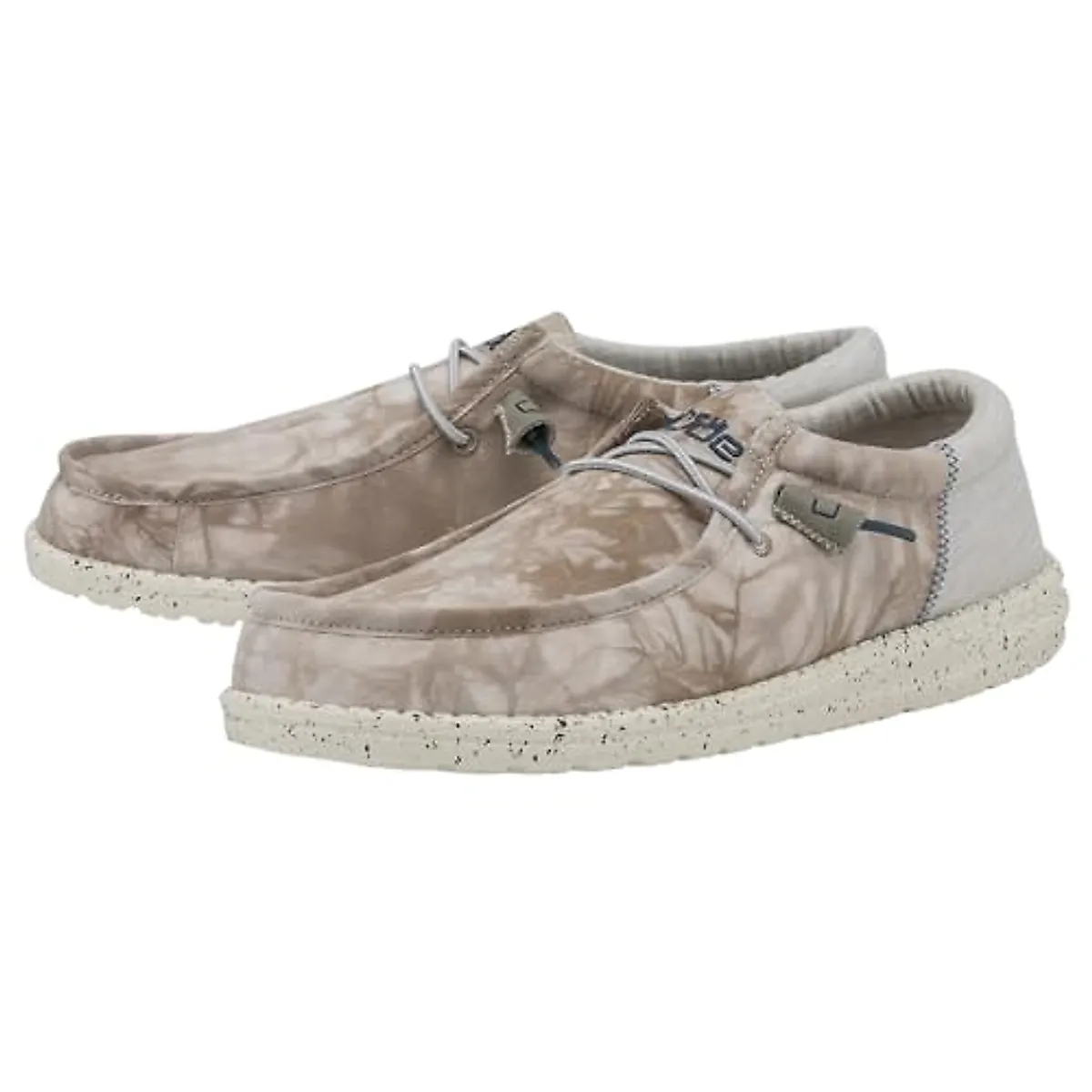 Hey Dude Men's Wally Funk Camp Tie Dye Size 10 | Men’s Shoes | Men's Lace Up Loafers | Comfortable & Light-Weight