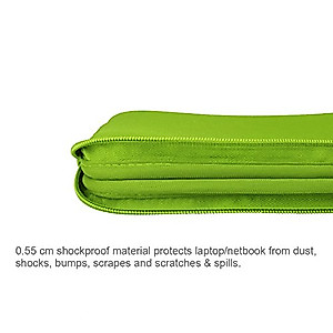 Arvok 13 13.3 14 Inch Laptop Sleeve Case for MacBook Pro/MacBook Air 13-14 inch, Water-Resistant Notebook Chromebook Computer Pouch, Carrying Bag Cover for HP/Dell/Lenovo/Asus/Acer, Bamboo Green