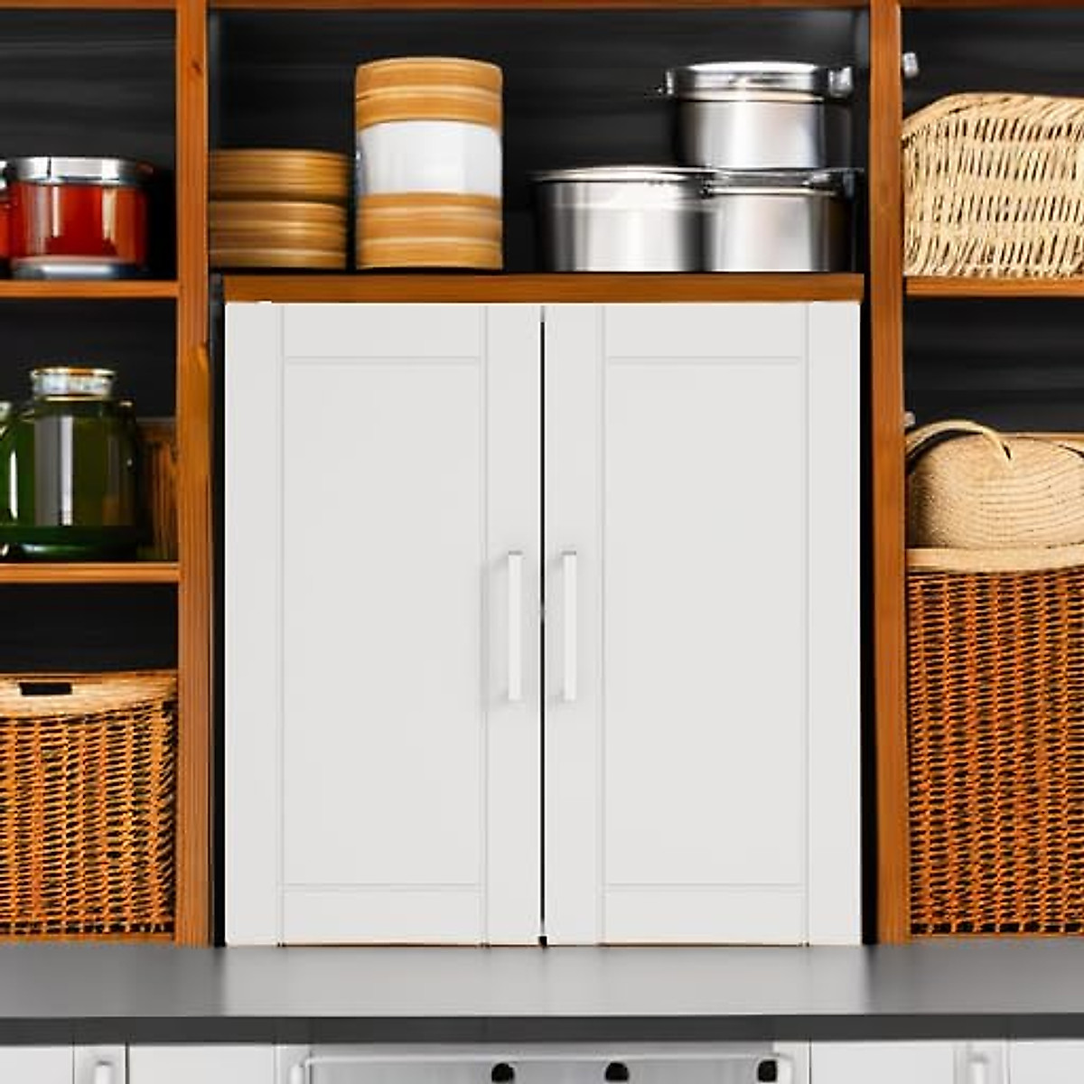 SystemBuild Callahan 24" Wall Cabinet in White