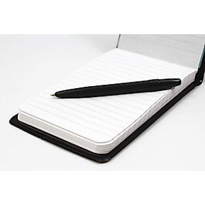 Silvine Elasticated Pocket Notebook with 160 Pages and Durable PVC Covers with Pen